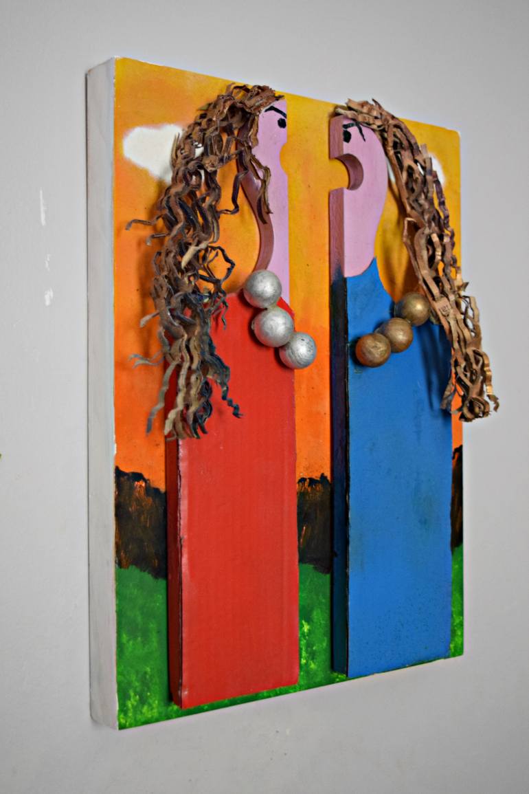 The Argument Painting by George Hunter | Saatchi Art