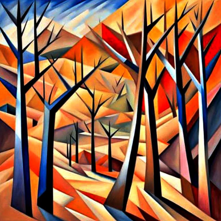 Trees in Desert Landscape 3 Photography by George Hunter | Saatchi Art