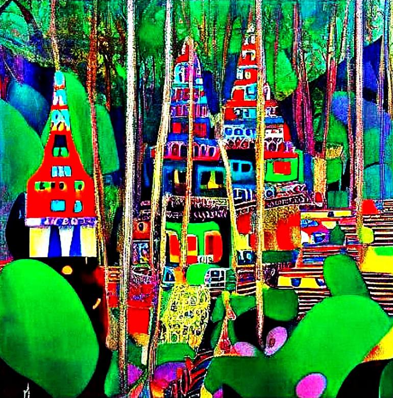 Temple in the jungle Photography by George Hunter | Saatchi Art