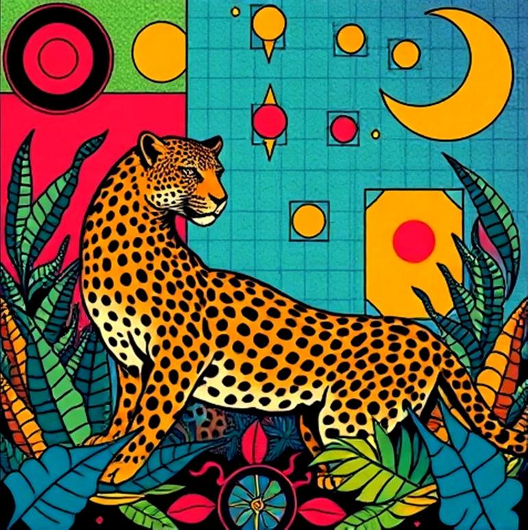 Psychedelia Animali 4 Leopard Photography by George Hunter | Saatchi Art