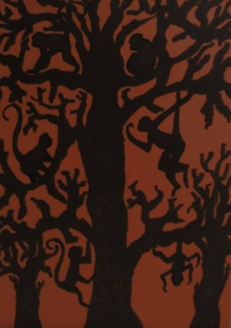 Monkey In A Tree Drawings