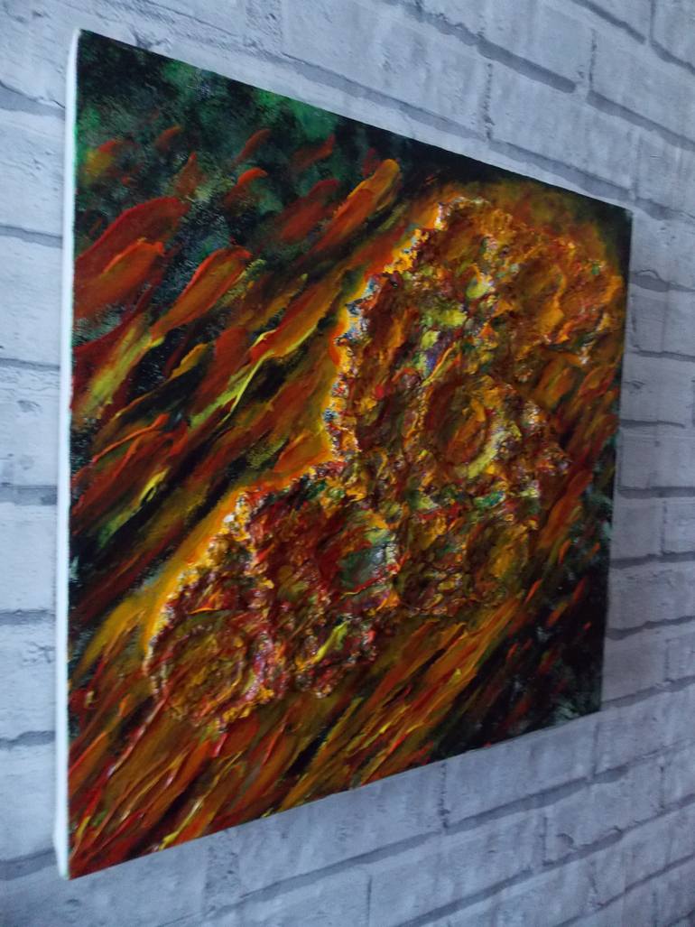 Meteor Painting by George Hunter | Saatchi Art