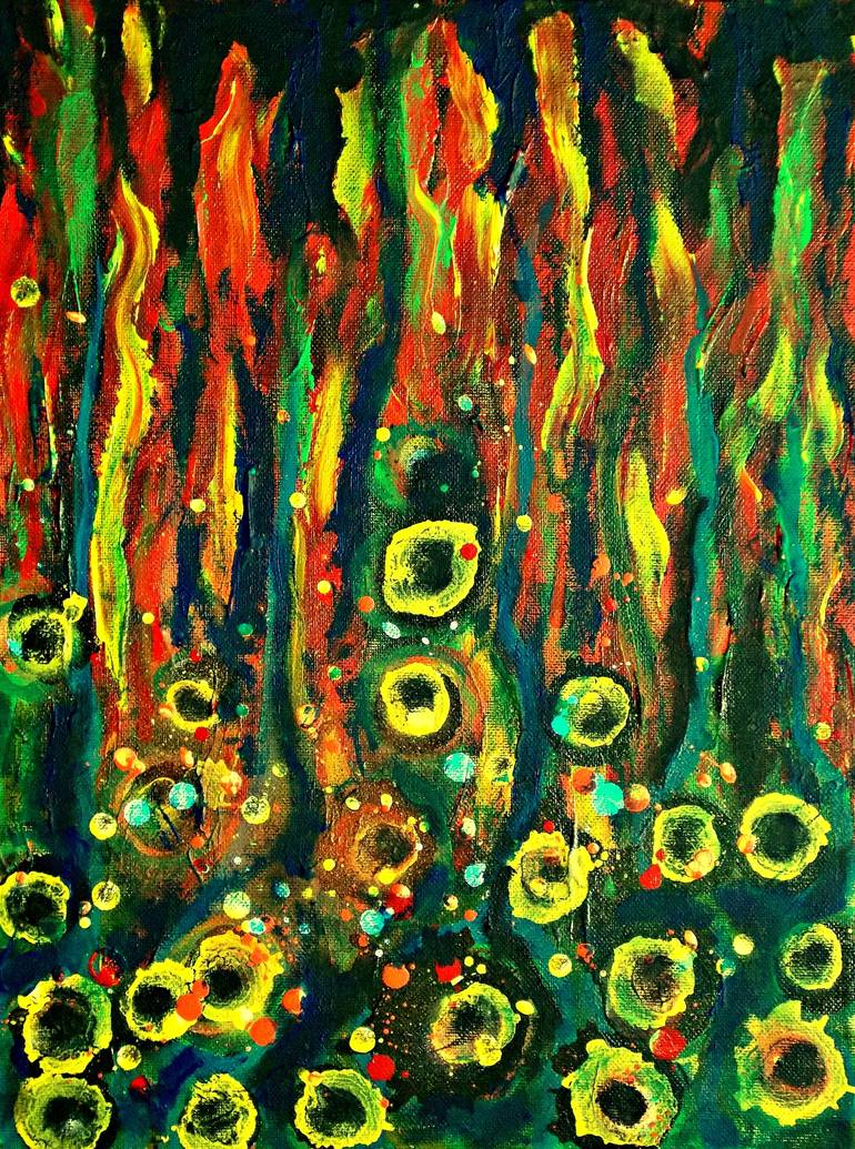 Methane rising Painting by George Hunter | Saatchi Art