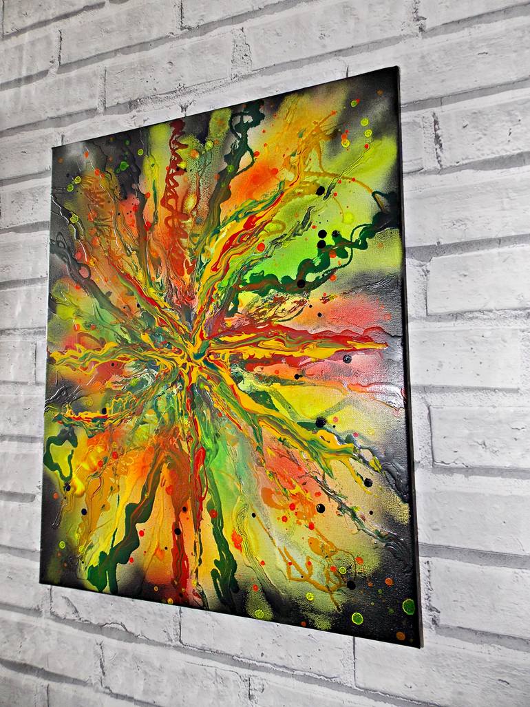 Solar Eruption Painting by George Hunter | Saatchi Art