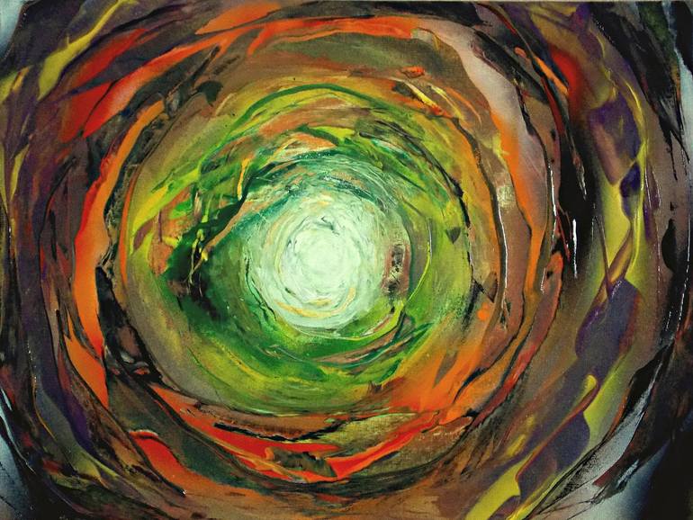 Wormhole Painting by George Hunter | Saatchi Art
