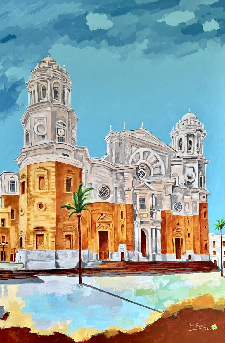 Cadiz Catedral Painting by Maite Rodriguez | Saatchi Art