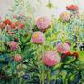 Jardin De Dalias Painting by Maite Rodriguez | Saatchi Art