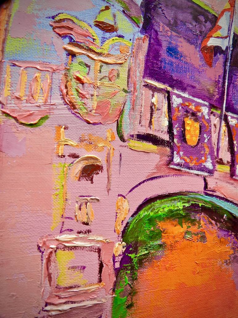 Toros en Cuidad Rodrigo Painting by Maite Rodriguez | Saatchi Art