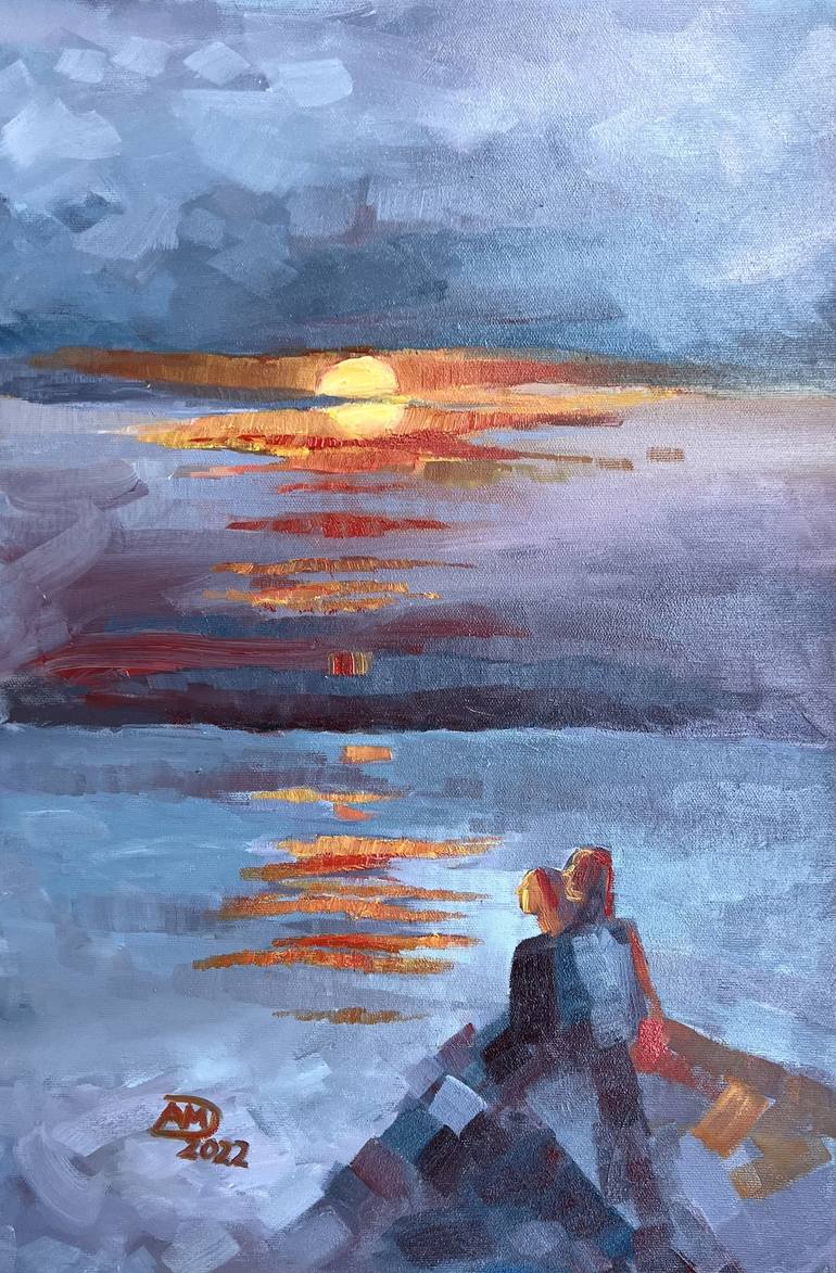 Serenity 3 Painting by Ana-Maria Dragomir Cioroiu | Saatchi Art