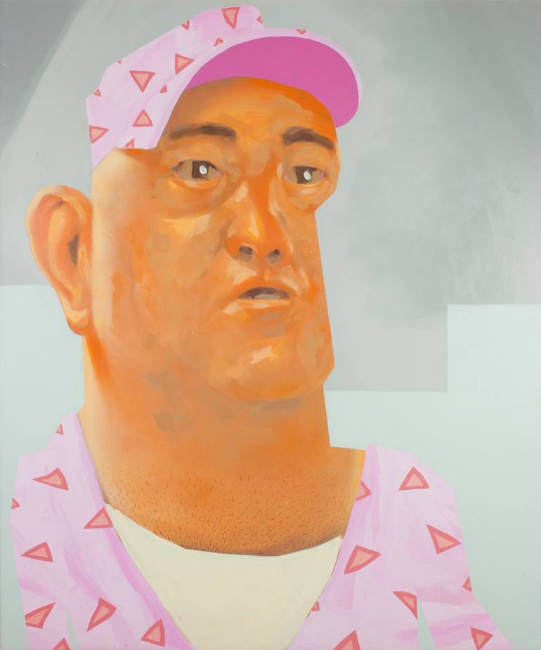 The Pink Triangle Painting by DAVID BARZOLFF | Saatchi Art