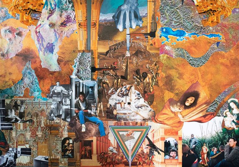 Don't lose your head Collage by Adam Glover | Saatchi Art