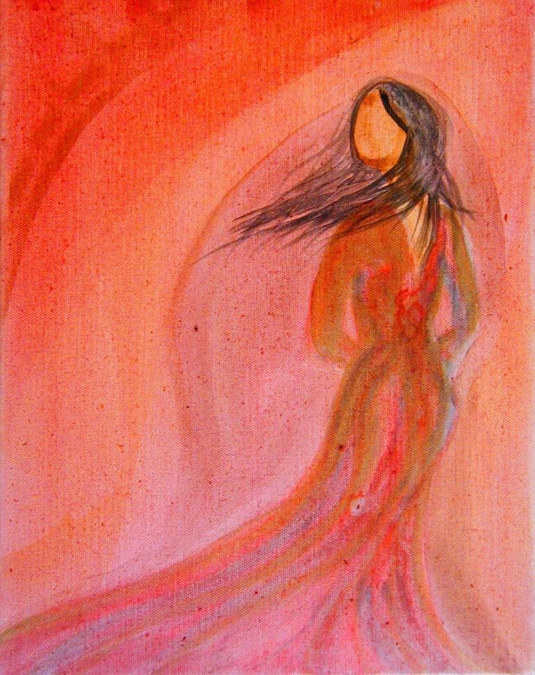 Glimpse - SOLD Painting by Margaret A. Mair | Saatchi Art