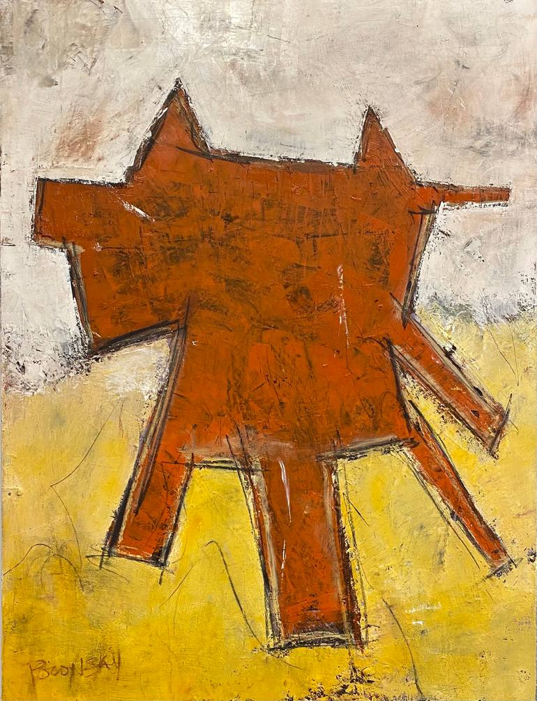 Untitled in Red Painting by Brett Polonsky | Saatchi Art