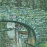 Stone Bridge 2 Drawing by K J Rich | Saatchi Art