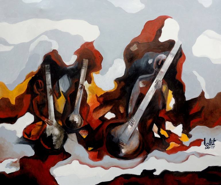 SOUL Music Painting by Lalit Jain | Saatchi Art