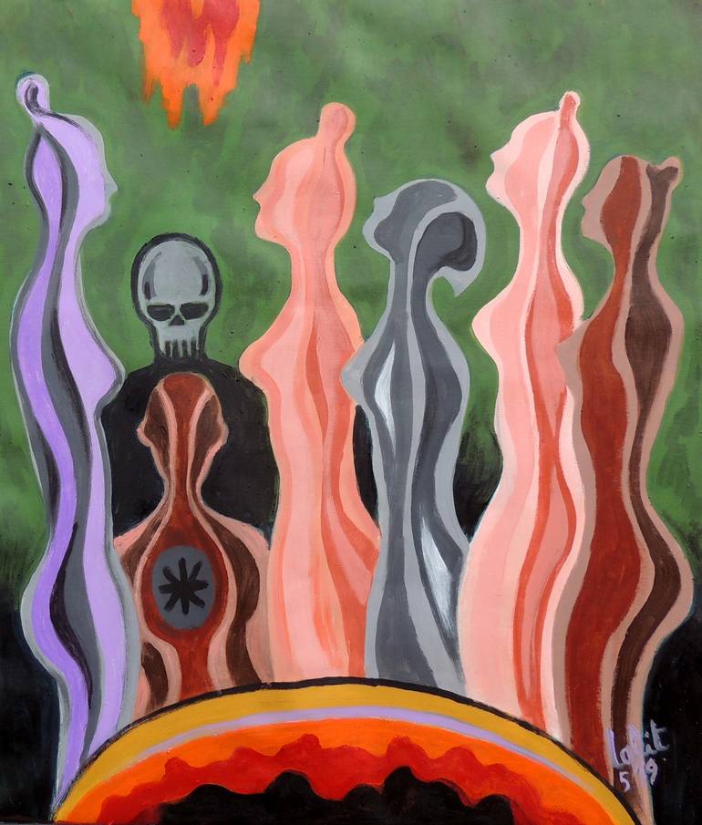 Life Form Painting by Lalit Jain | Saatchi Art