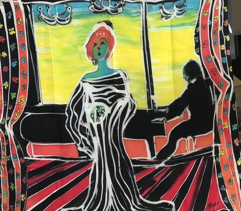 La Diva Painting by Catherine Clare | Saatchi Art