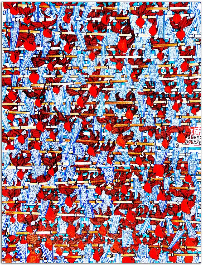 The Pattern Drawing by Museum of Icebergourke | Saatchi Art
