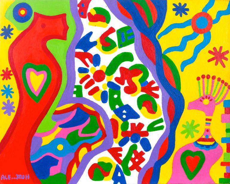 Ale Moh Untitled #5 Painting by James Larry Morris | Saatchi Art