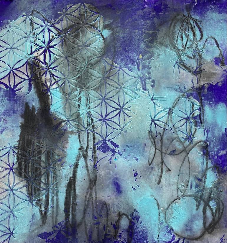Feeling so connected Painting by Deb Chaney | Saatchi Art