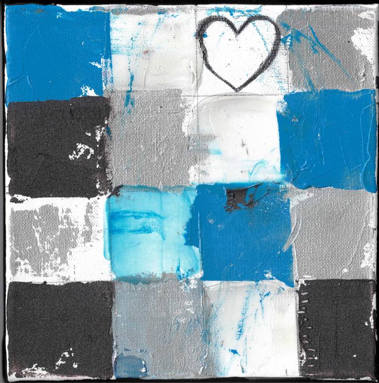 Love My Blue Jeans - III Painting by Deb Chaney | Saatchi Art United ...