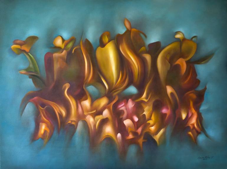 Igneous Painting by Laura Baez de Lacayo | Saatchi Art