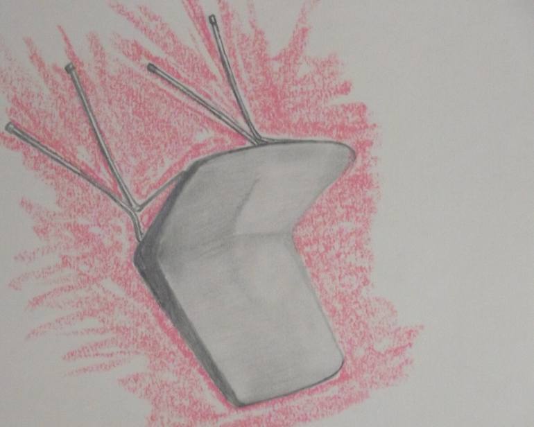 Is Sitting Down an Option? Drawing by Mario Cabral | Saatchi Art