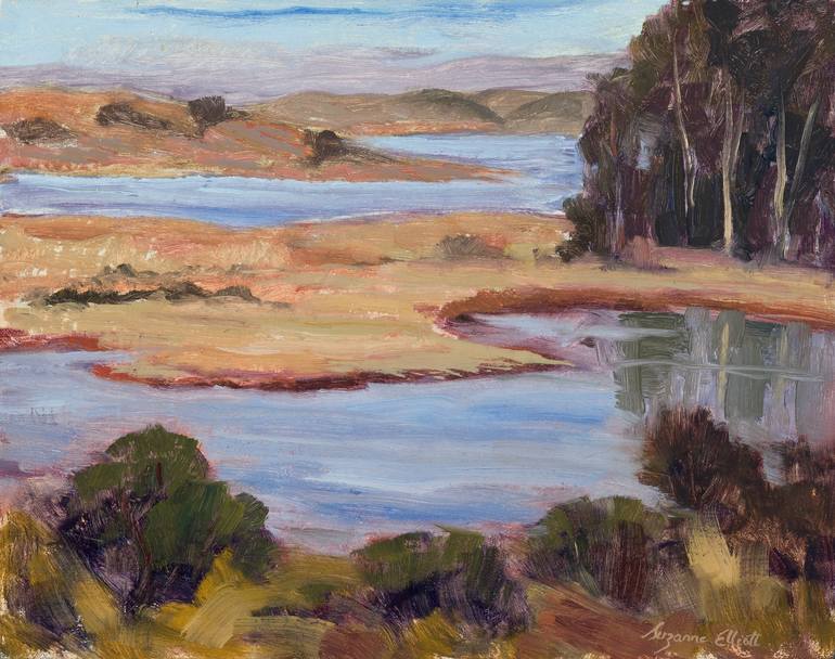 Elkhorn Reflections Painting by Suzanne Elliott | Saatchi Art