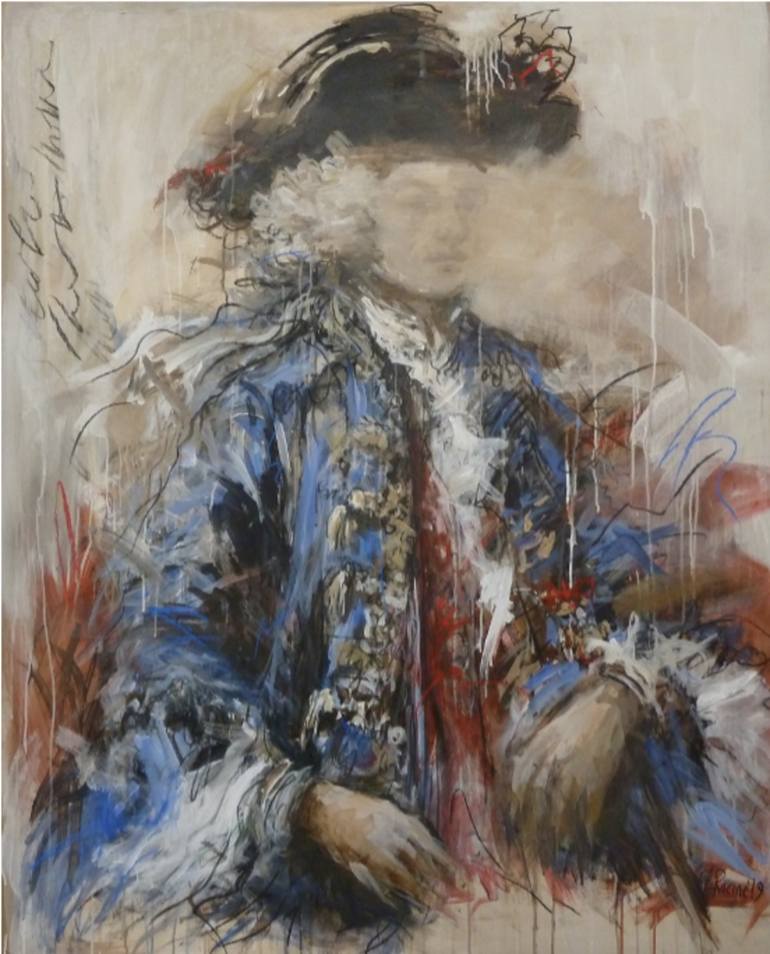 Mr. S Portrait Painting by Mandy Racine | Saatchi Art