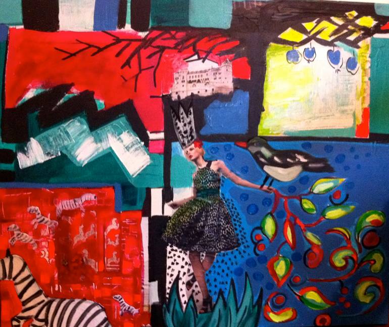 Free as a bird Painting by louma rabah | Saatchi Art