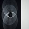 #000017.4 silver on black Drawing by mark bakema | Saatchi Art