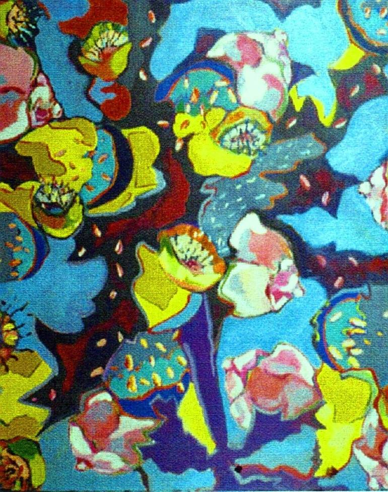 Organic Fruit Painting by Ingrid April | Saatchi Art