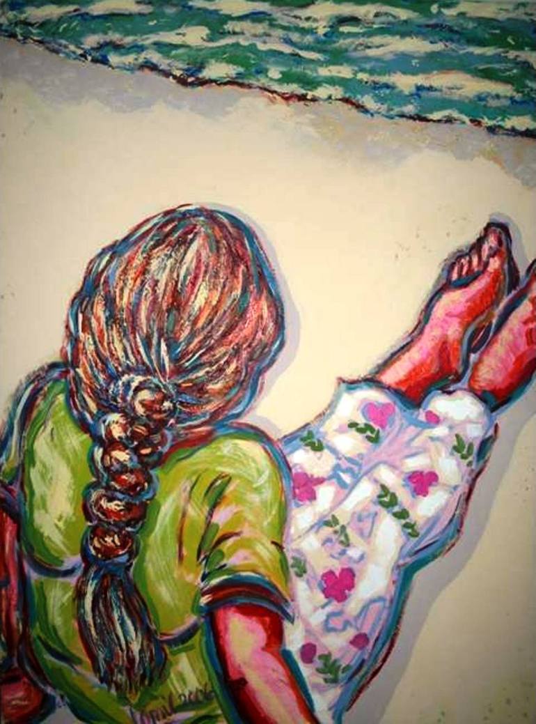 Gwen's World Painting by Ingrid April | Saatchi Art