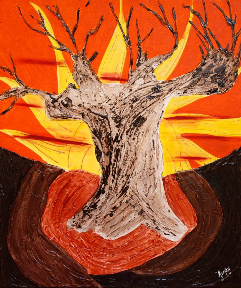 Parched Painting by Gemini Vaghela | Saatchi Art