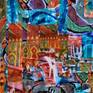 the tent Collage by Nalini Cook | Saatchi Art