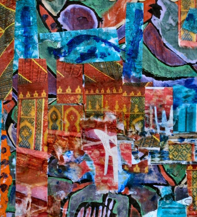 the tent Collage by Nalini Cook | Saatchi Art