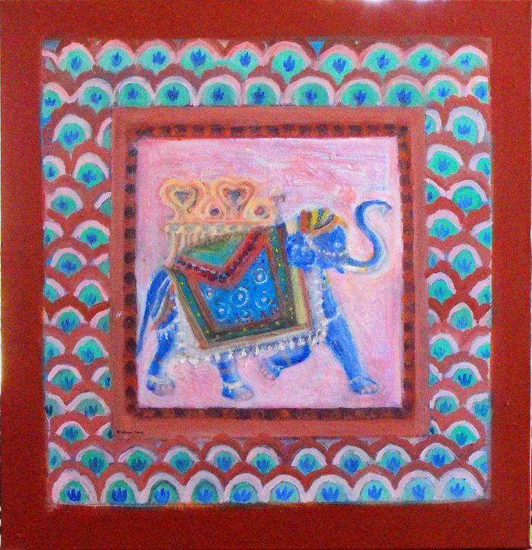 elephant Painting by Nalini Cook | Saatchi Art