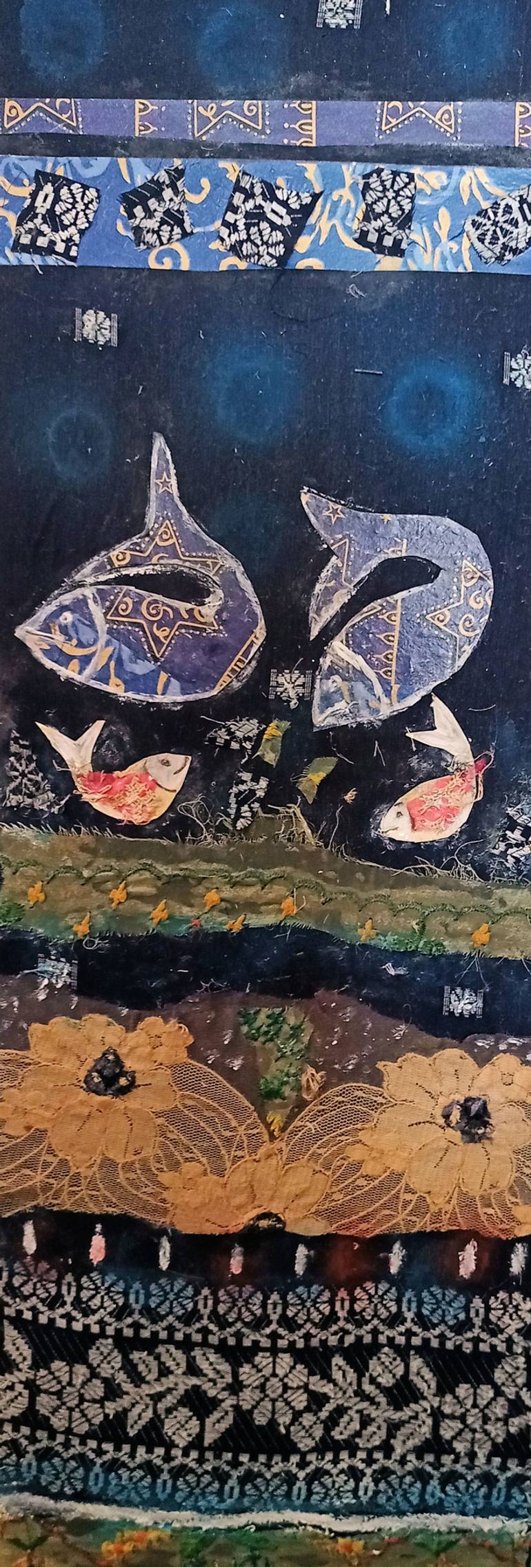 fish Collage by Nalini Cook | Saatchi Art