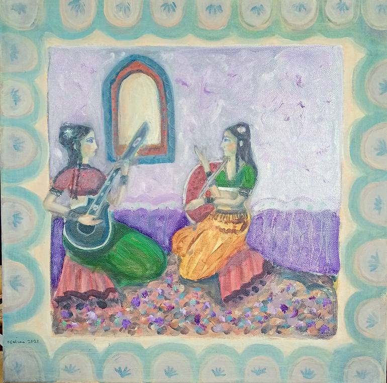 afternoon raag Painting by Nalini Cook | Saatchi Art