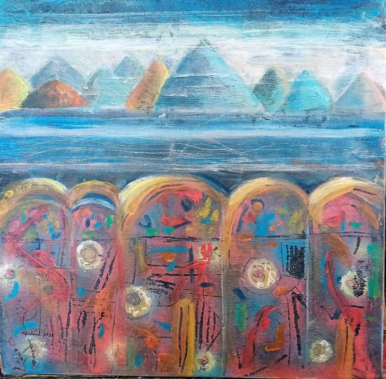 market Painting by Nalini Cook | Saatchi Art