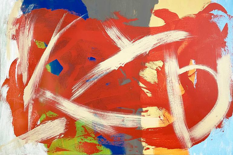 Race to Insanity Painting by Michael A McCullough | Saatchi Art