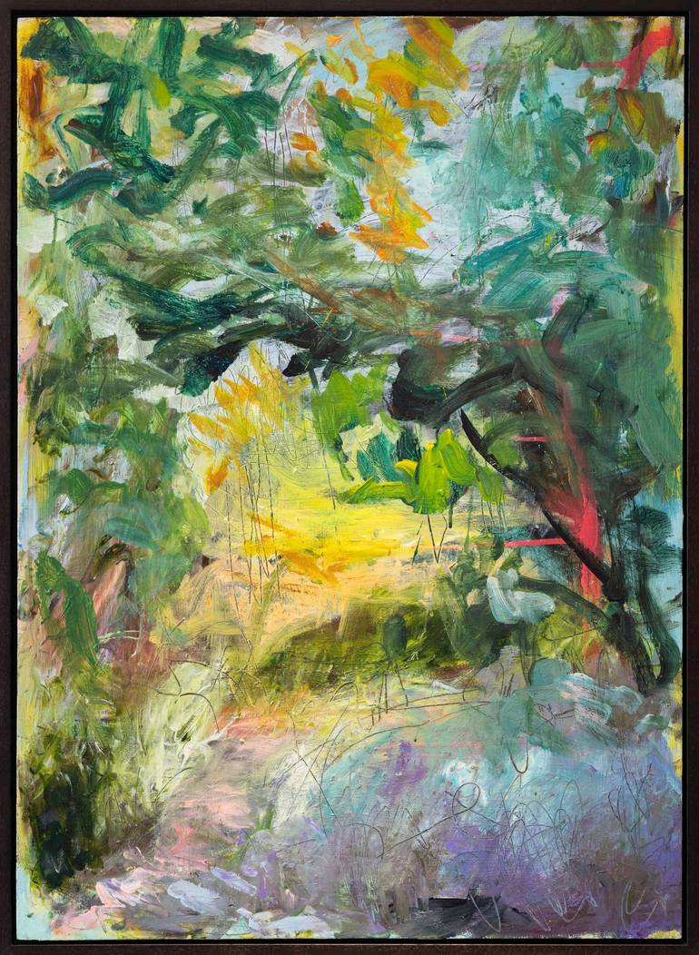 The Clearing, Magic Purple Painting by Sarah Neale- Riddick | Saatchi Art