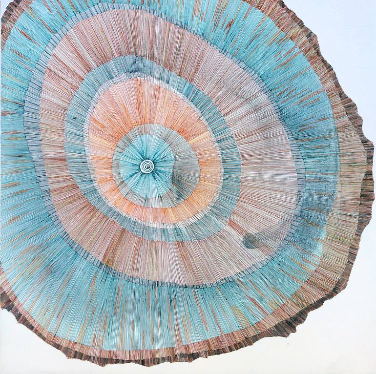 Petrified Forest Painting by Sandrine Pelissier | Saatchi Art