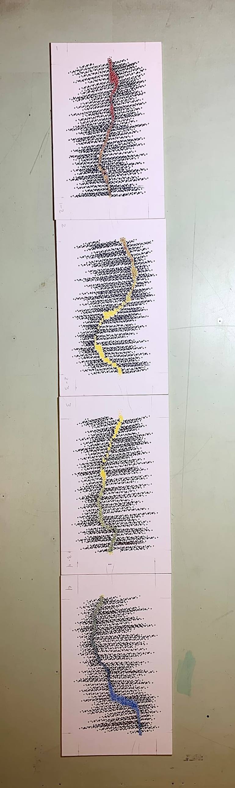 Faults, Fissures, Fractures and Failures Drawing by Ted Washington ...