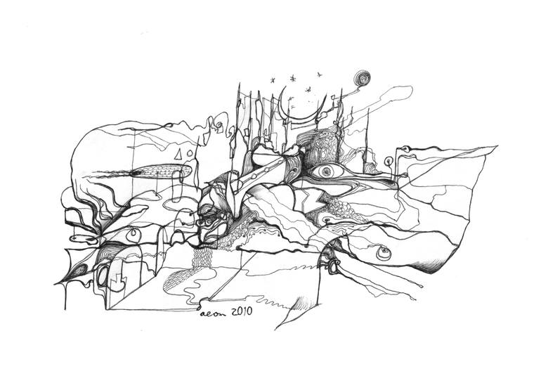 Biosphere Painting by Alexey Adonin | Saatchi Art