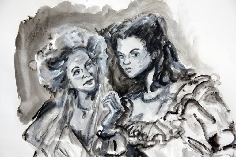 I'll tell you what's coming Painting by Suzanne Smith | Saatchi Art