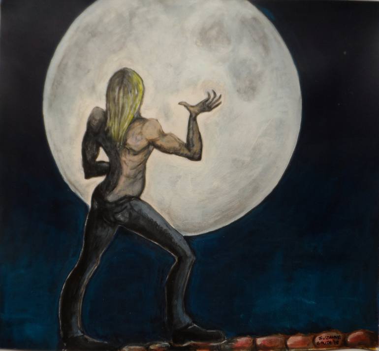 Iggy2 Painting by Suzanne Smith | Saatchi Art