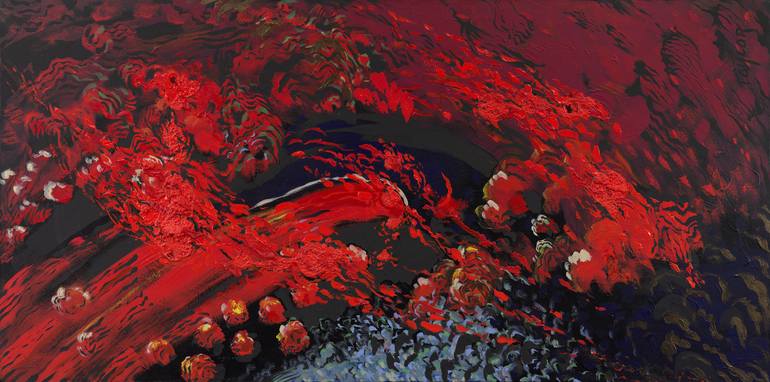 thrust. Original. SOLD Painting by Tom Taylor aka The Poet Spiel ...