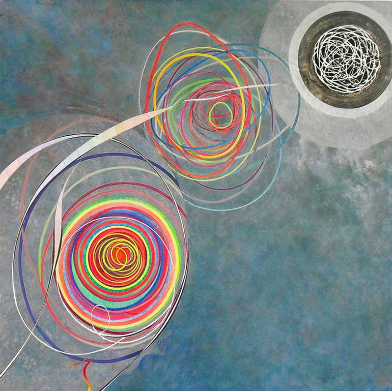 Aerobatics Painting by Norma Jean Squires | Saatchi Art