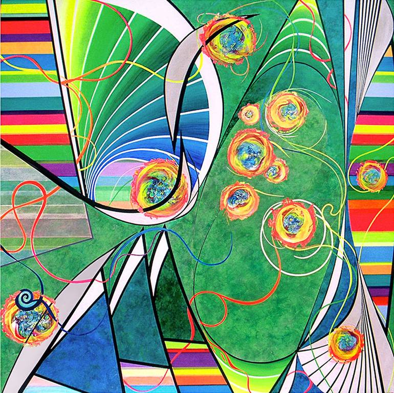 Sevillianas Painting by Norma Jean Squires | Saatchi Art